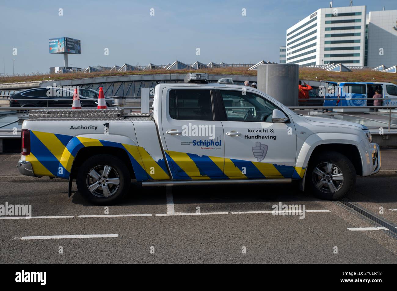 Toezicht And Handhaving Car At Schiphol Airport The Netherlands 29-8 ...