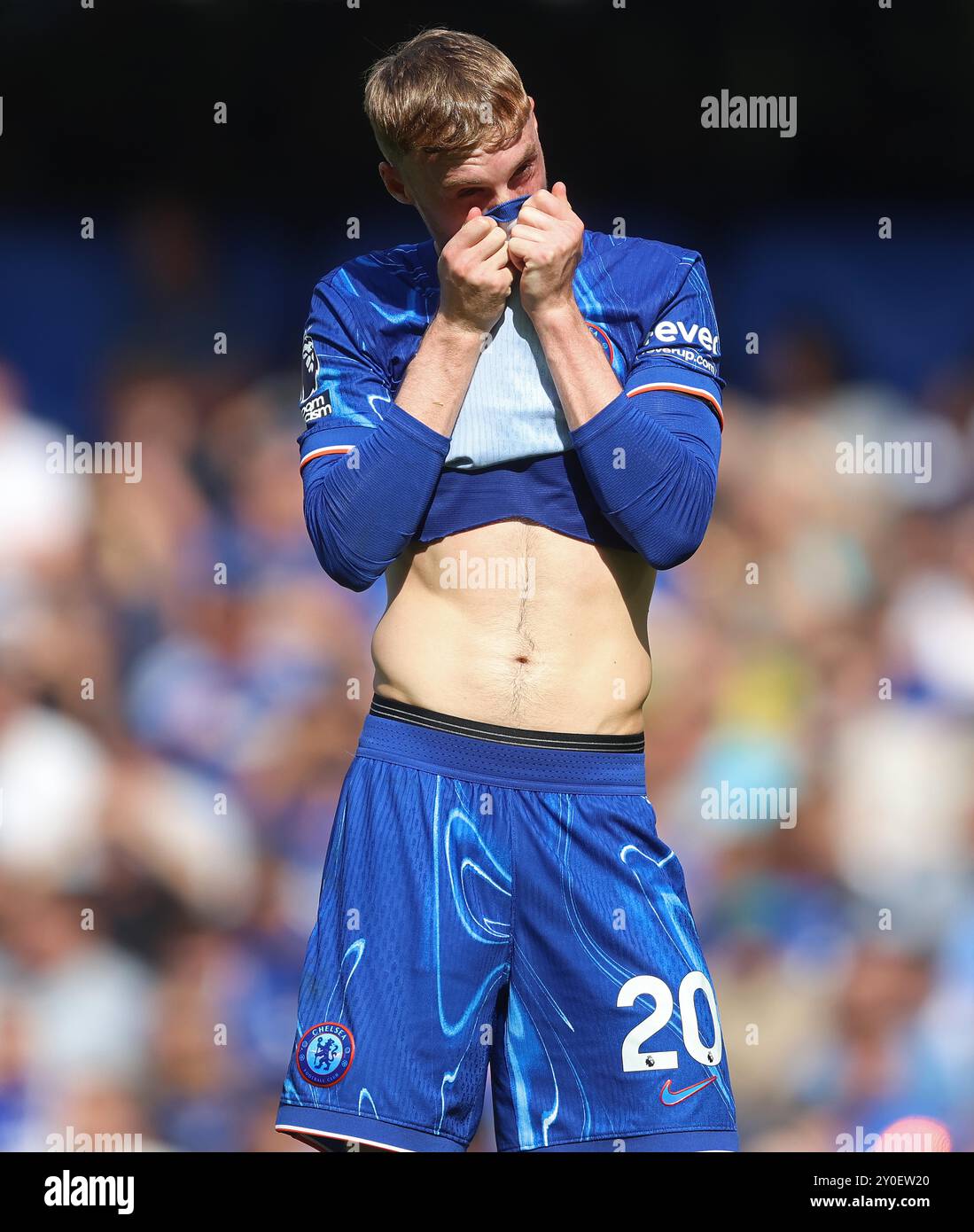 Cole Palmer of Chelsea looks disappointed & dejected. - Chelsea v ...