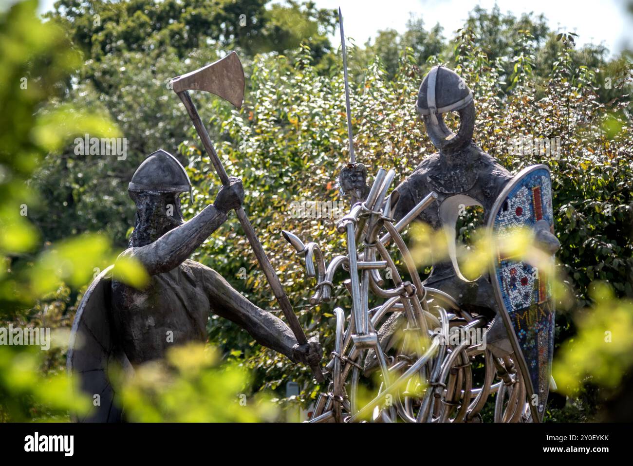 Battle, August 29th 2024: Battle of Hastings sculpture by Guy Portelli ...