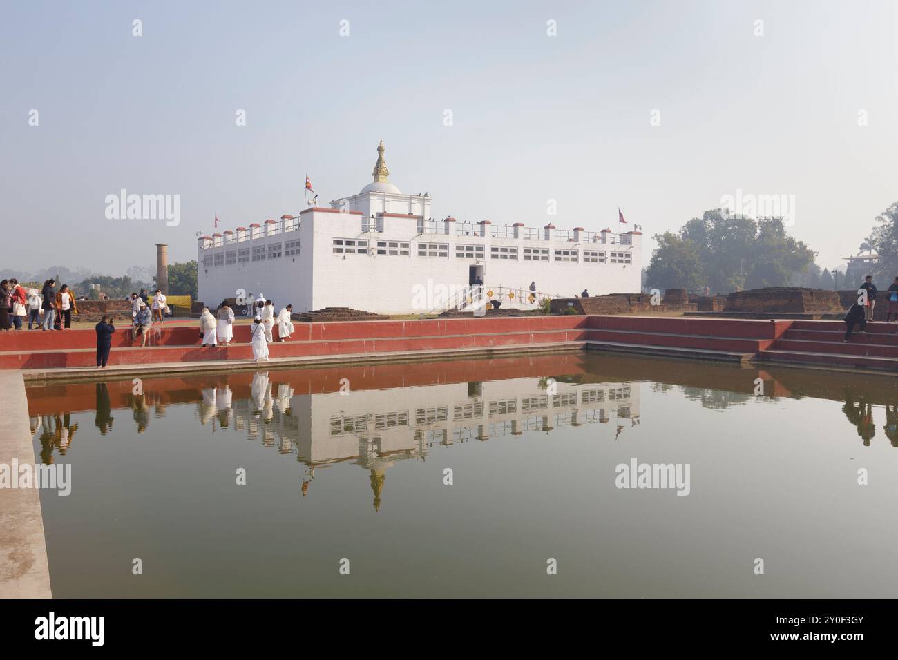 Maya Devi temple, Lumbini, Nepal Stock Photo - Alamy