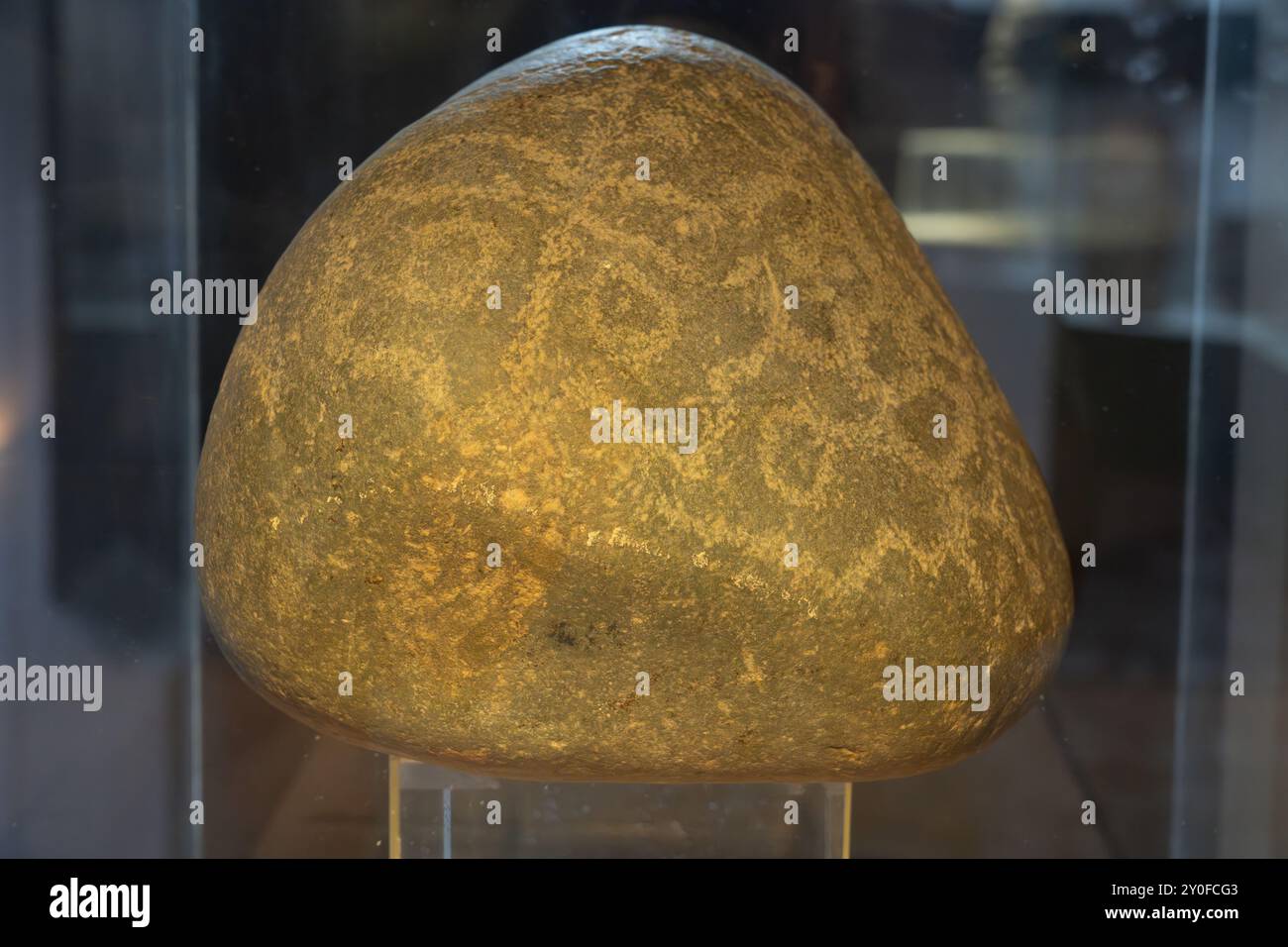 Pre-Hispanic Amerindian rock art petroglyph in the Pio Pablo Diaz ...