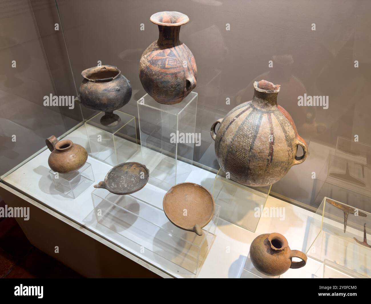 Pre-Hispanic Amerindian ceramic pottery in the Pio Pablo Diaz ...
