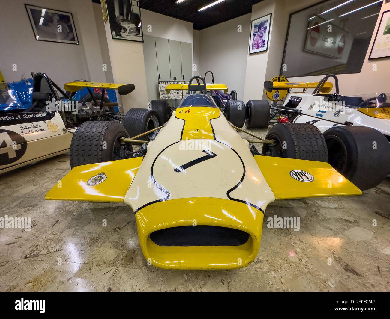 A 1970 Brabham BT30 Formula 2 race car in the Argentine Automobile Club ...