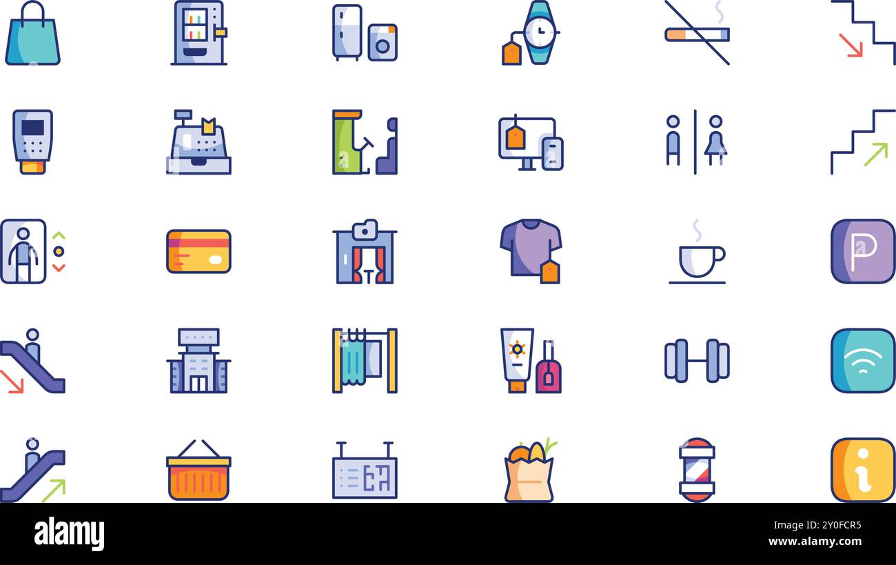 Mall icons High-Quality Vector Icons Collection with Editable Stroke ...