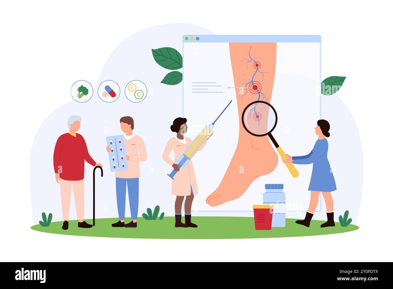 Diagnosis and treatment of varicose veins in elderly by phlebologists ...