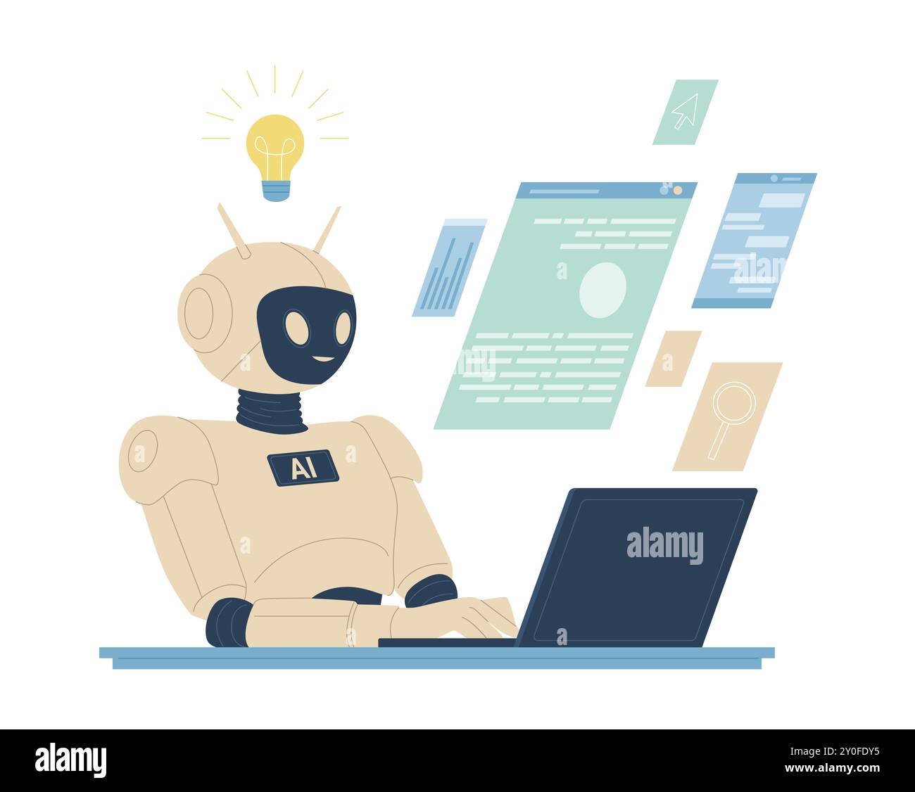 Ai Chatbot Support Machine Learning Chat Interaction Of Customer And Artificial Intelligence