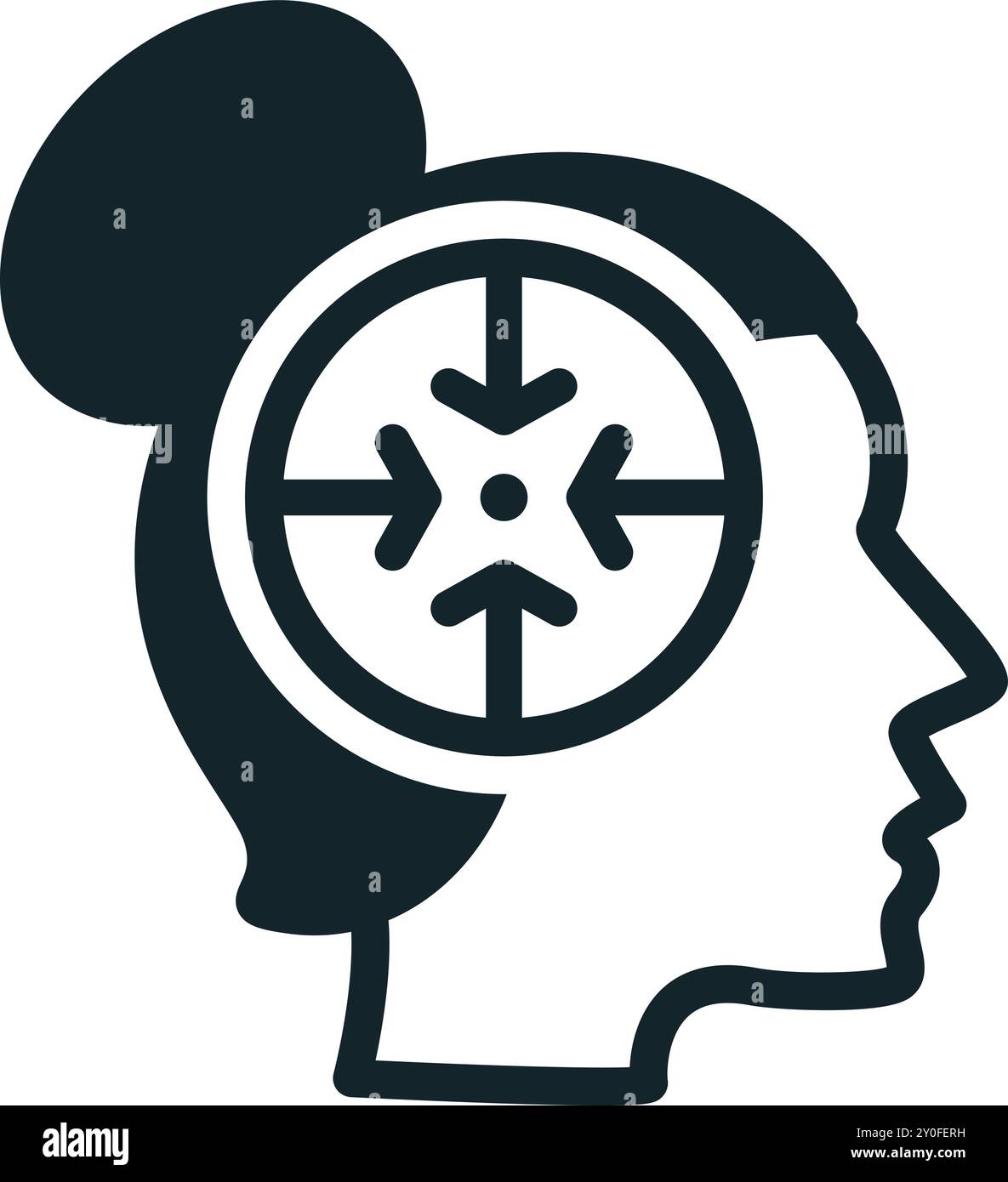 Concentration focus skill Stock Vector Images - Alamy