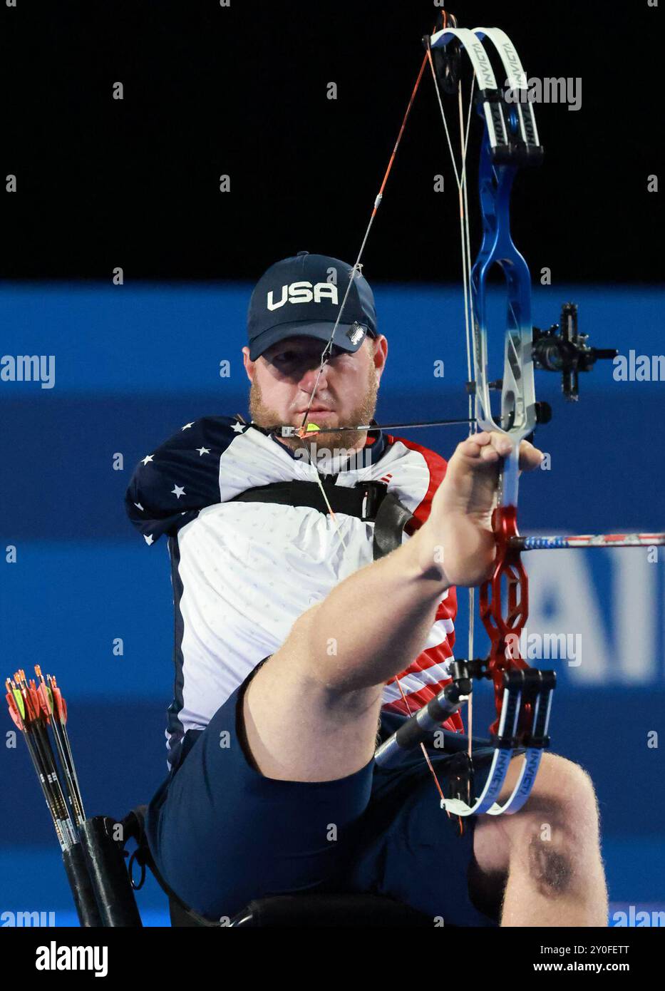 Paris, France. 1st Sep, 2024. Matt Stutzman of the United States ...