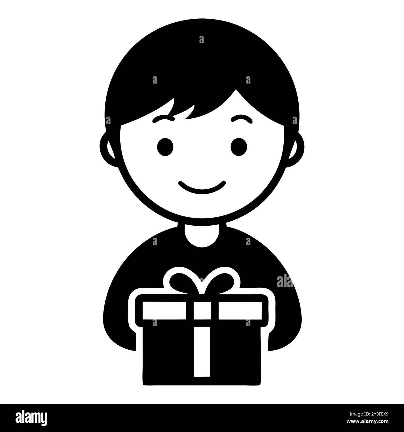Cheerful gift Black and White Stock Photos & Images - Alamy