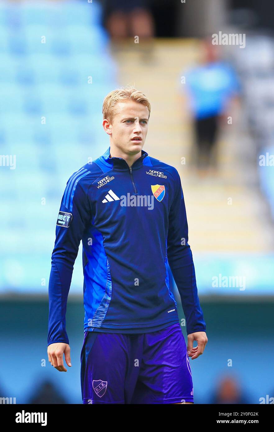Malmo, Sweden. 01st, September 2024. Oskar Fallenius of Djurgaarden is ...