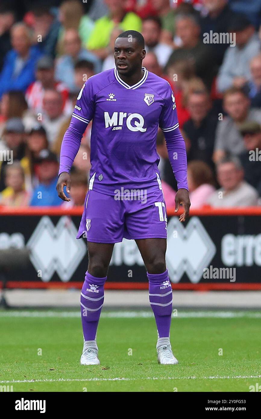 Ken Sema of Watford during the Sheffield United FC v Watford FC sky bet ...
