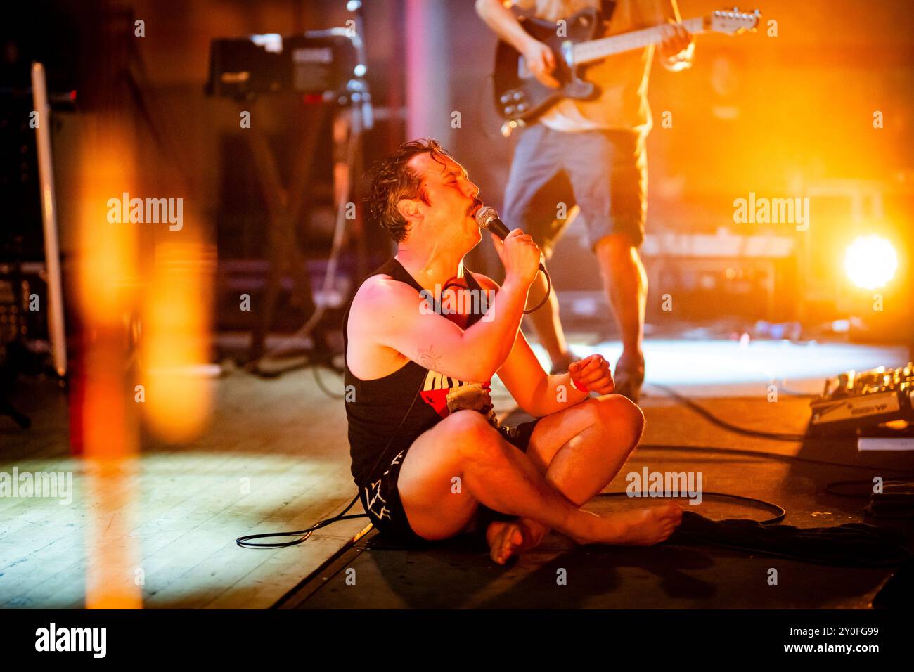 Edinburgh, Scotland. Sun 1 September 2024. The band Pigs Pigs Pigs Pigs ...