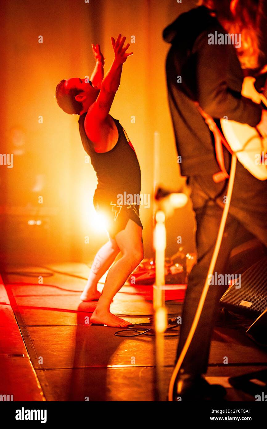 Edinburgh, Scotland. Sun 1 September 2024. The band Pigs Pigs Pigs Pigs ...