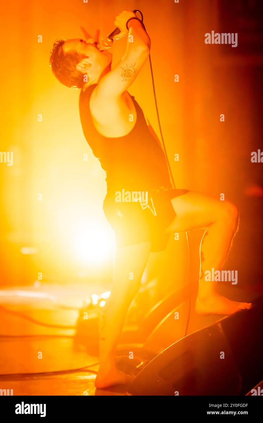 Edinburgh, Scotland. Sun 1 September 2024. The band Pigs Pigs Pigs Pigs ...