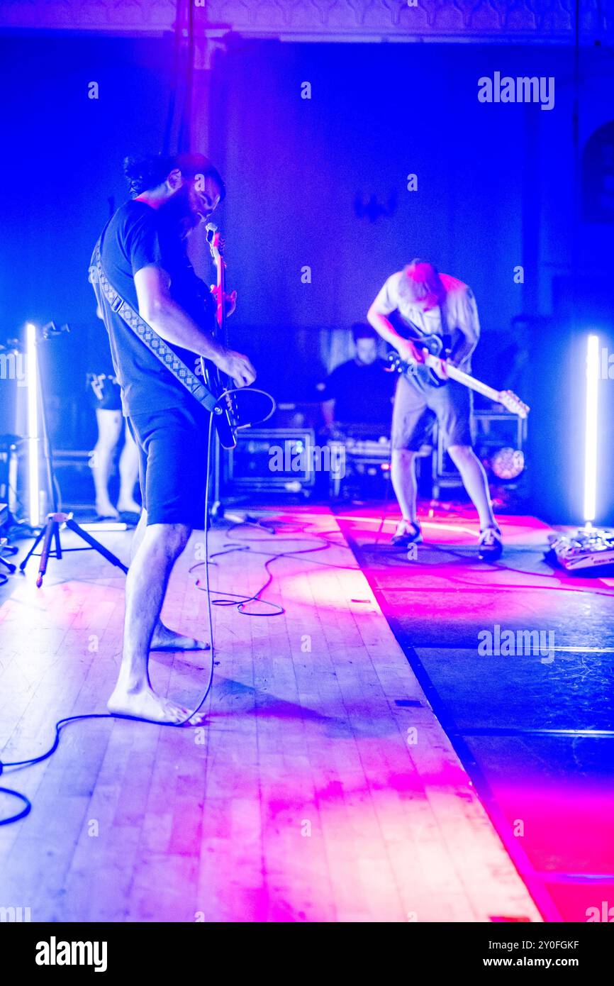 Edinburgh, Scotland. Sun 1 September 2024. The band Pigs Pigs Pigs Pigs ...