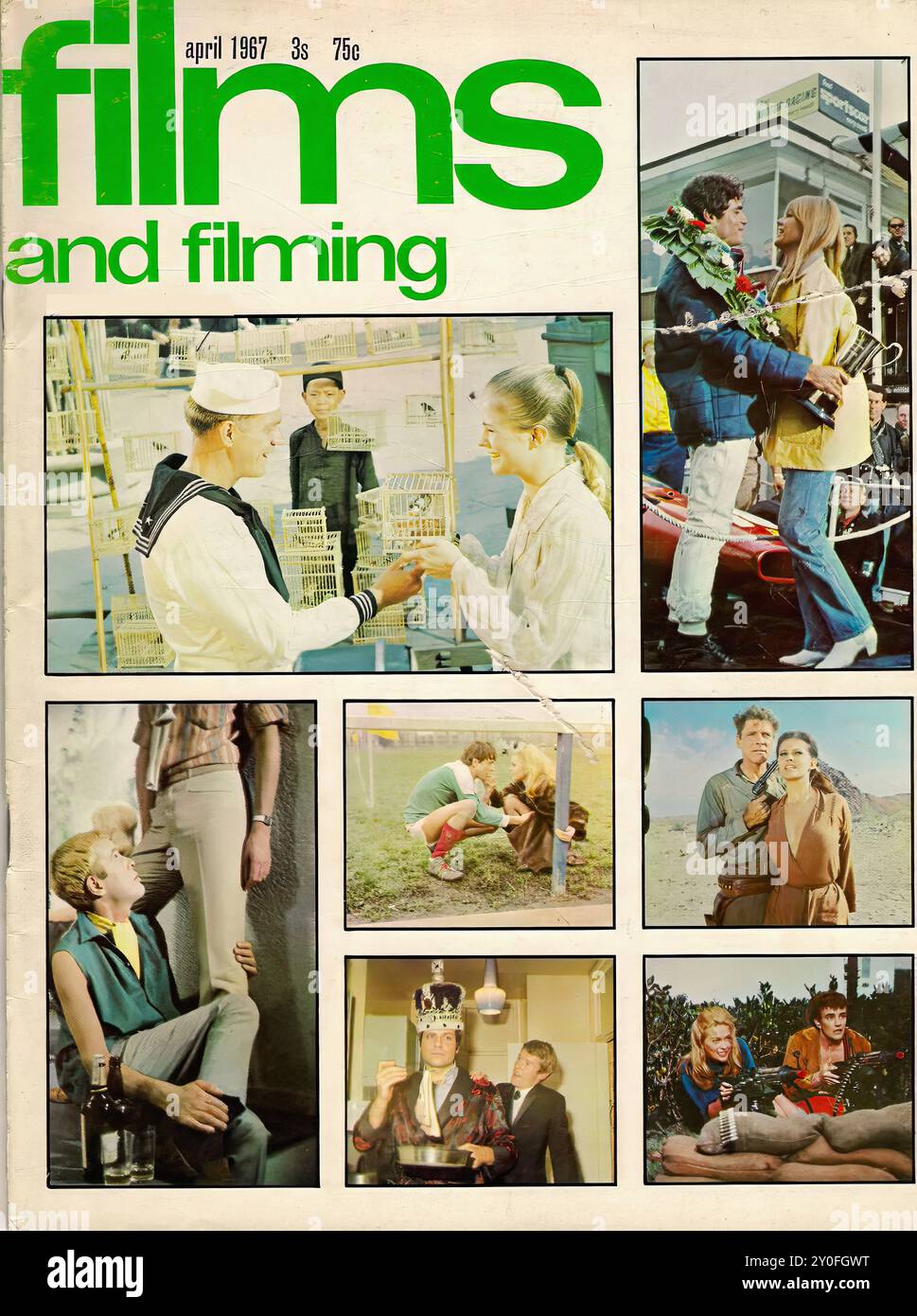 Films and Filming Apr 1967 - Vintage magazine cover - Photographer ...