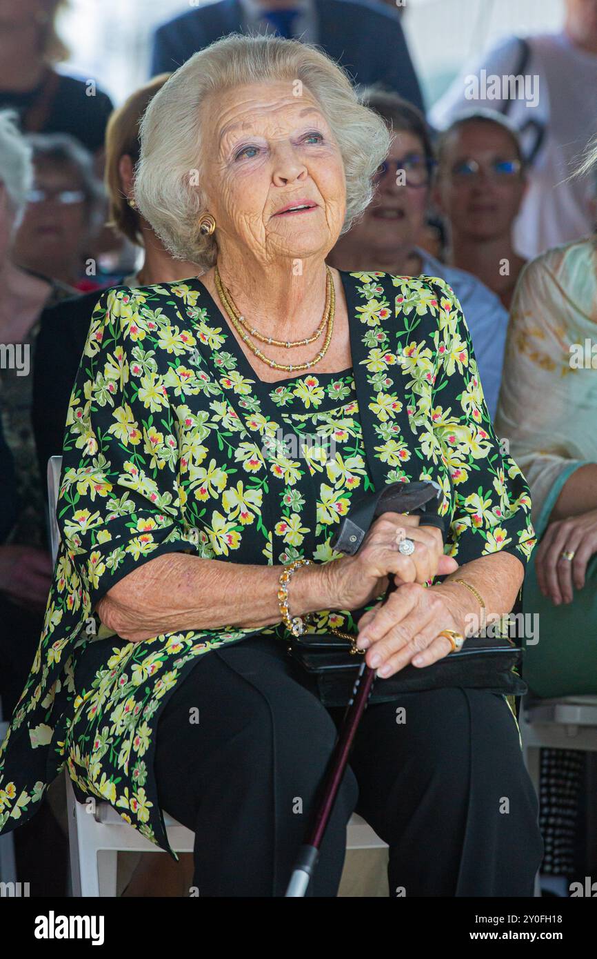 The, Netherlands. , . Princess Beatrix unveils the statue group in ...