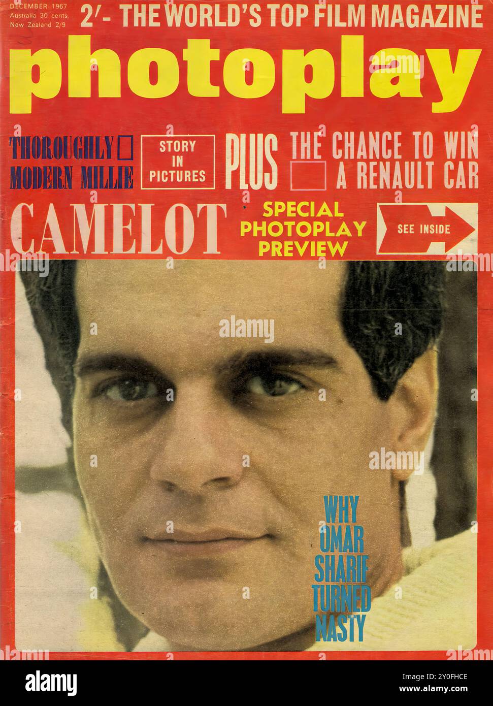 Photoplay Dec 1967 - Vintage magazine cover - Photographer unknow ...