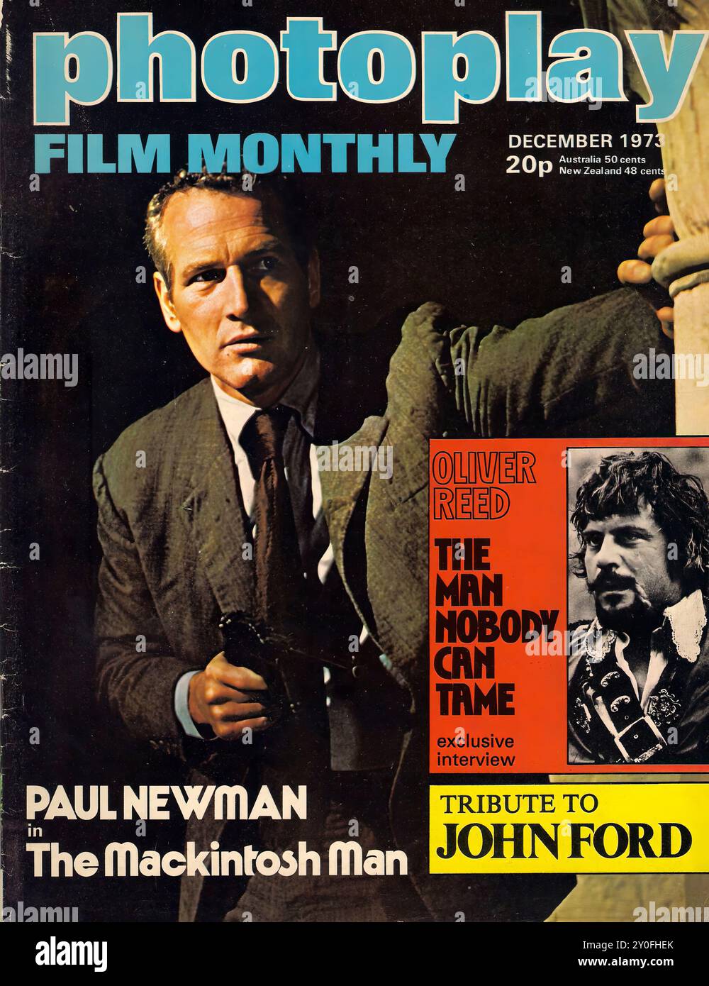 Photoplay Film Monthly Dec 1973 - Vintage magazine cover - Photographer ...