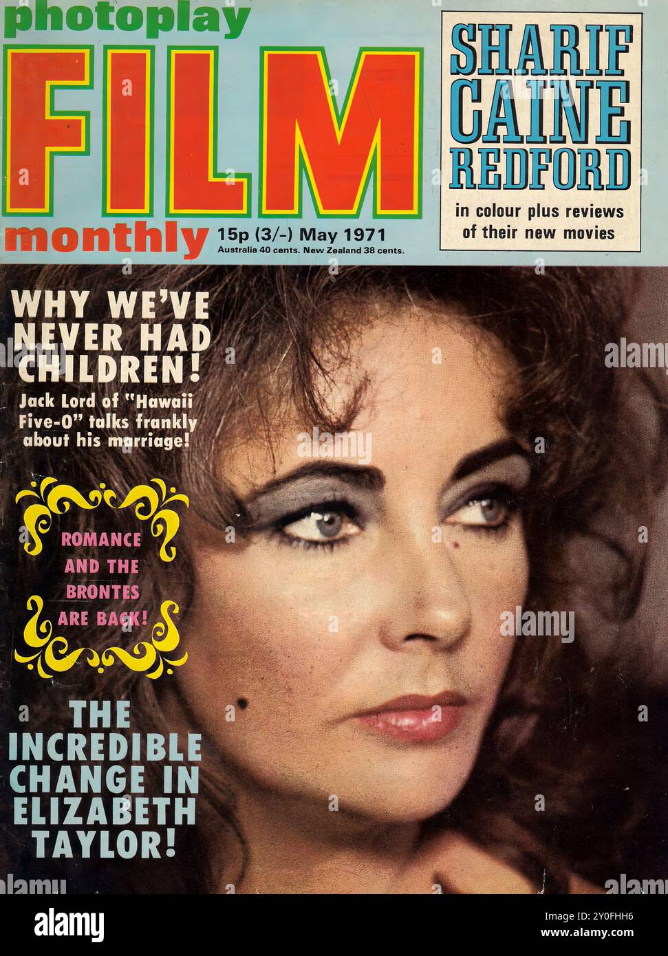 Elizabeth taylor magazine cover hi-res stock photography and images - Alamy