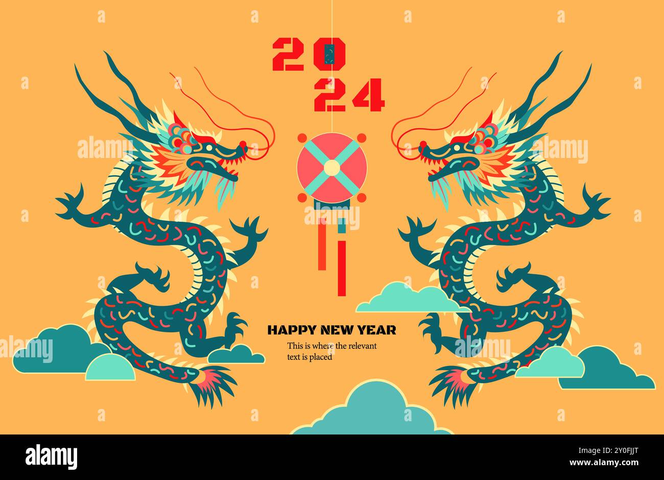 Dragons pearl vector vectors hi-res stock photography and images - Alamy