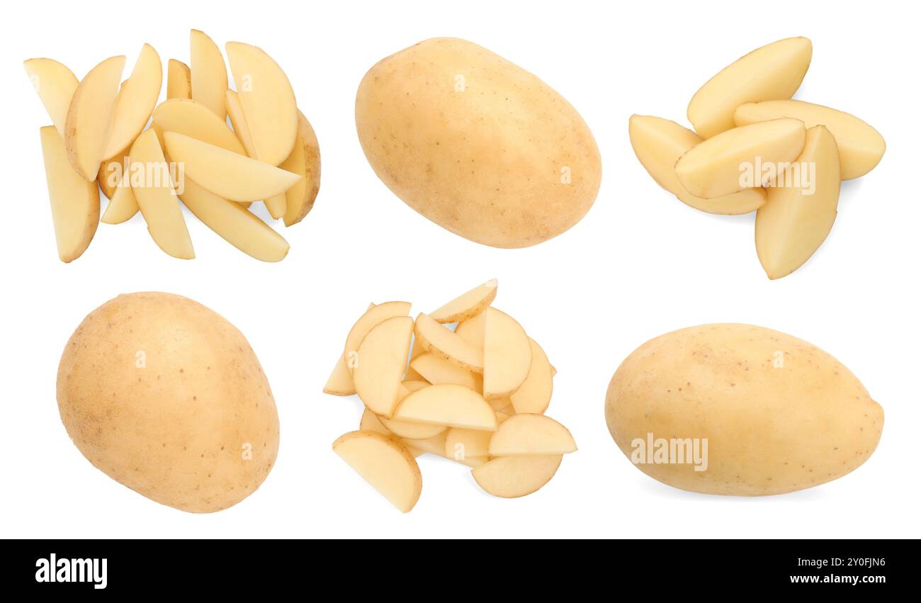 Cook cuts potatoes on hi-res stock photography and images - Alamy