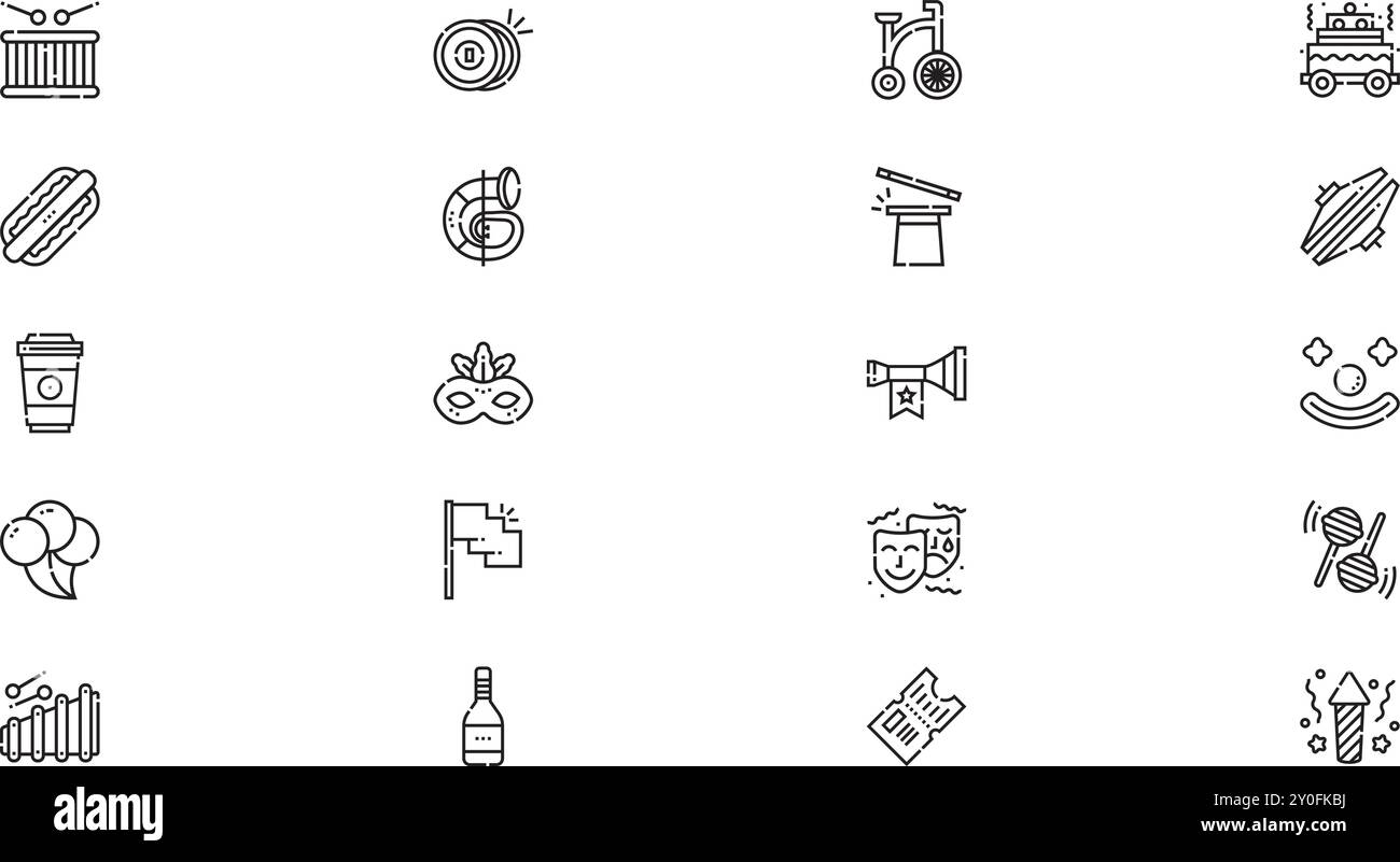 Parade icons High-Quality Vector Icons Collection with Editable Stroke ...