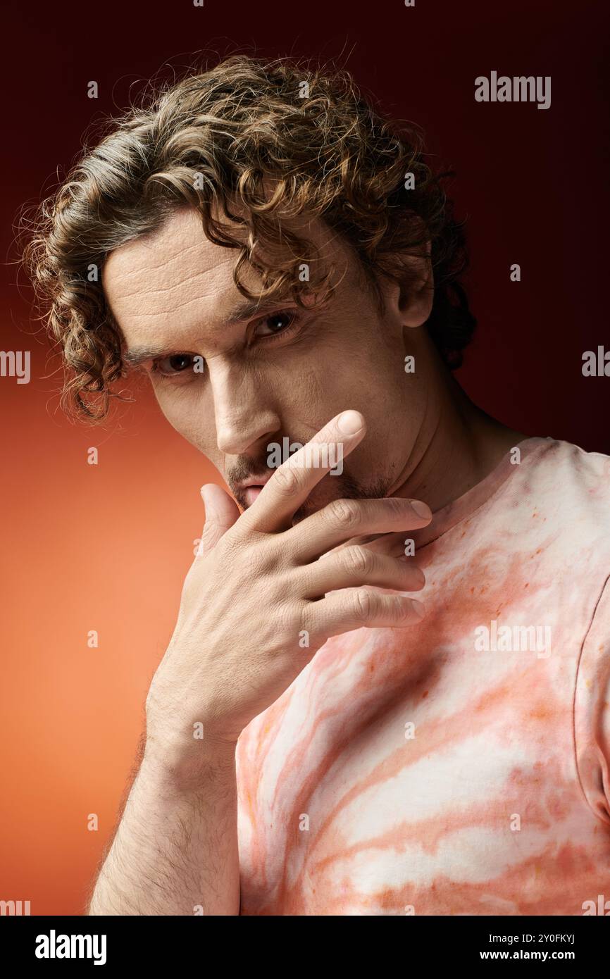 Character expresses deep emotion hi-res stock photography and images ...