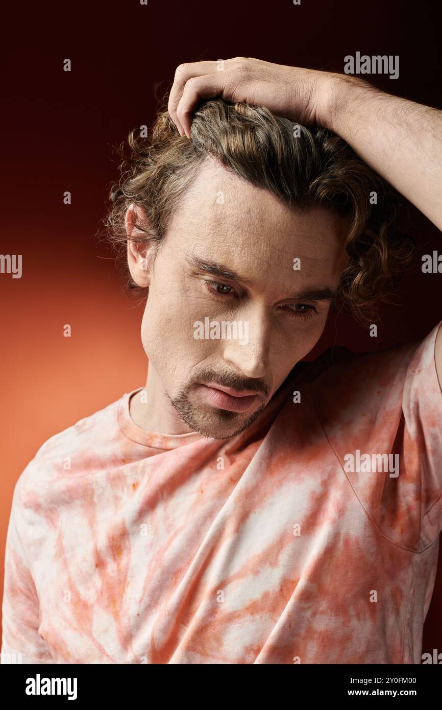 Character expresses deep emotion hi-res stock photography and images ...