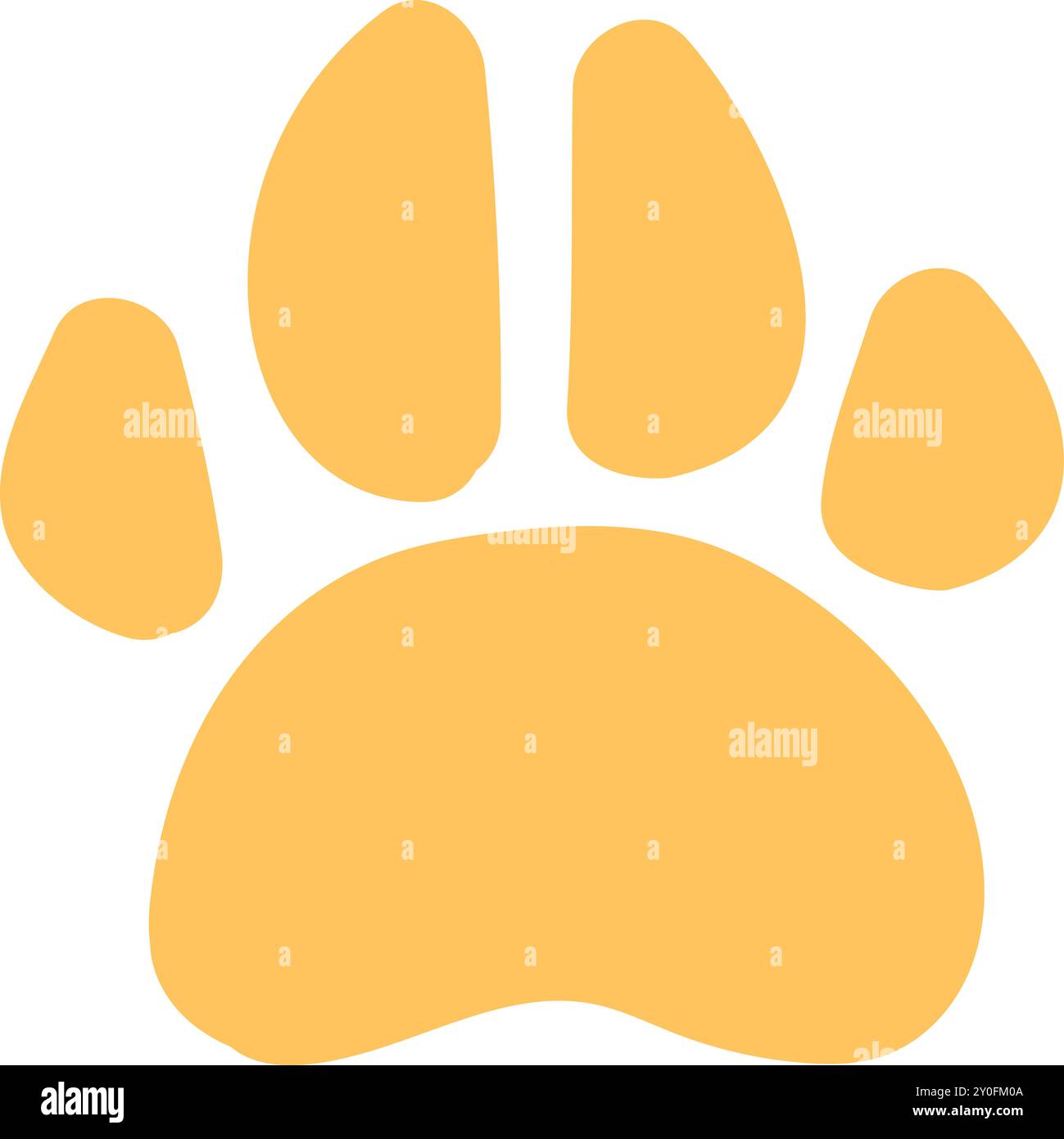 Dog footprint Stock Vector Images - Alamy