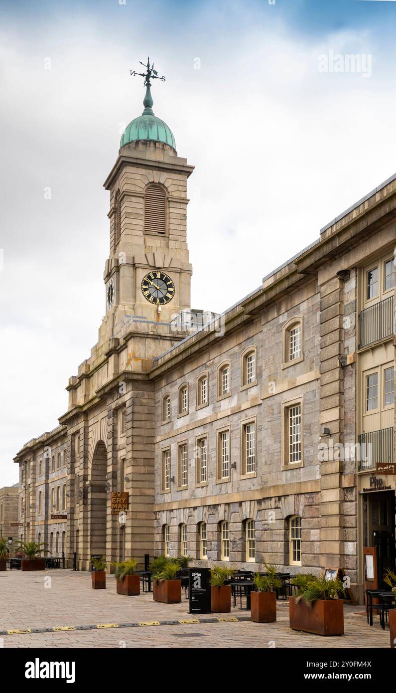 UK, England, Devon, Plymouth, Royal William Yard, Melville Building and ...