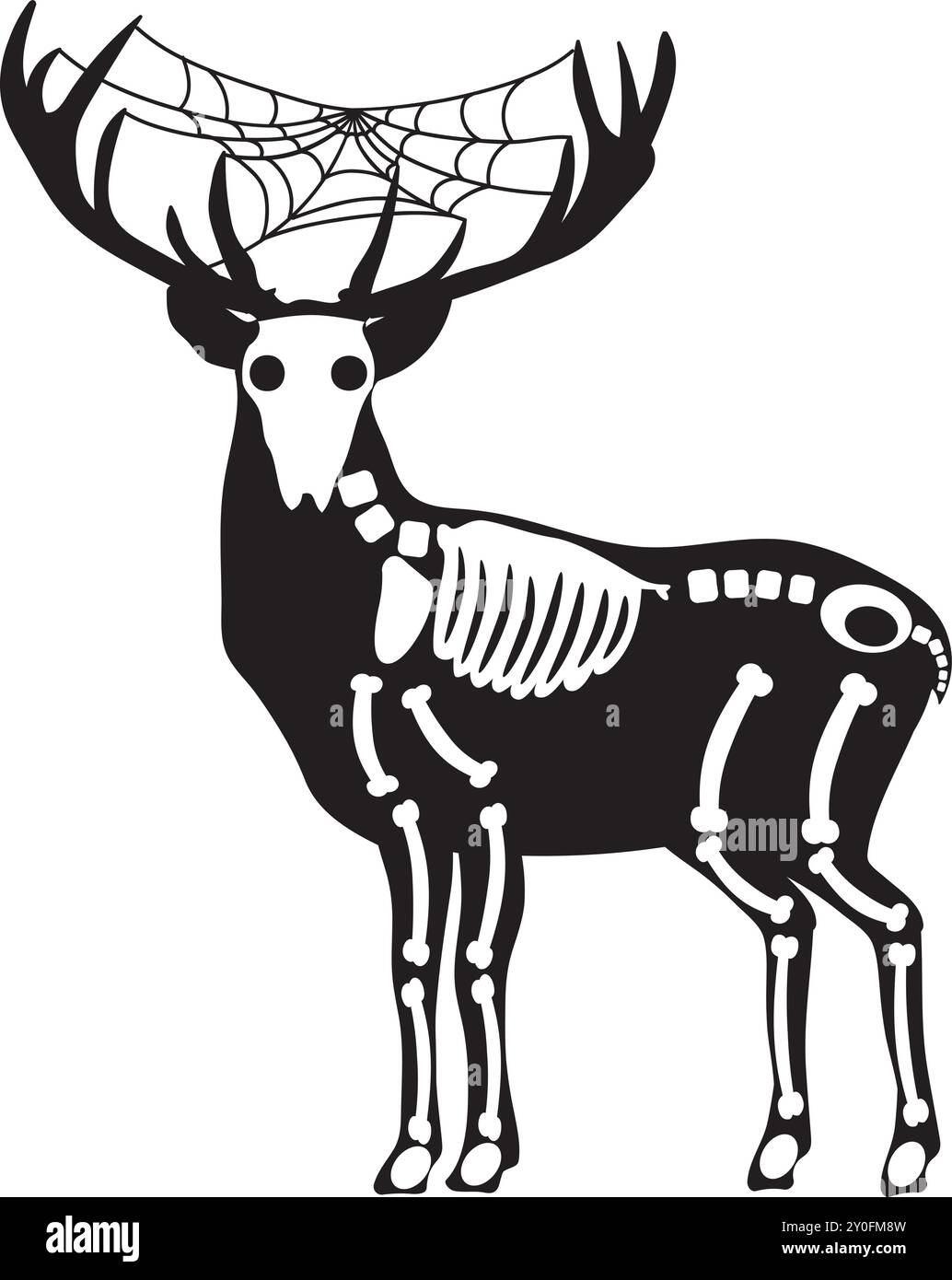 Deer spine Stock Vector Images - Alamy