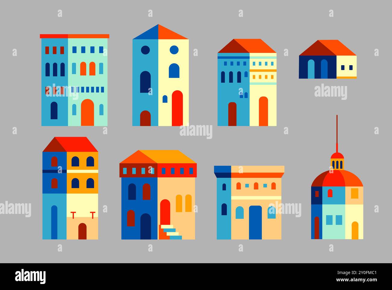 Domed style home Stock Vector Images - Alamy