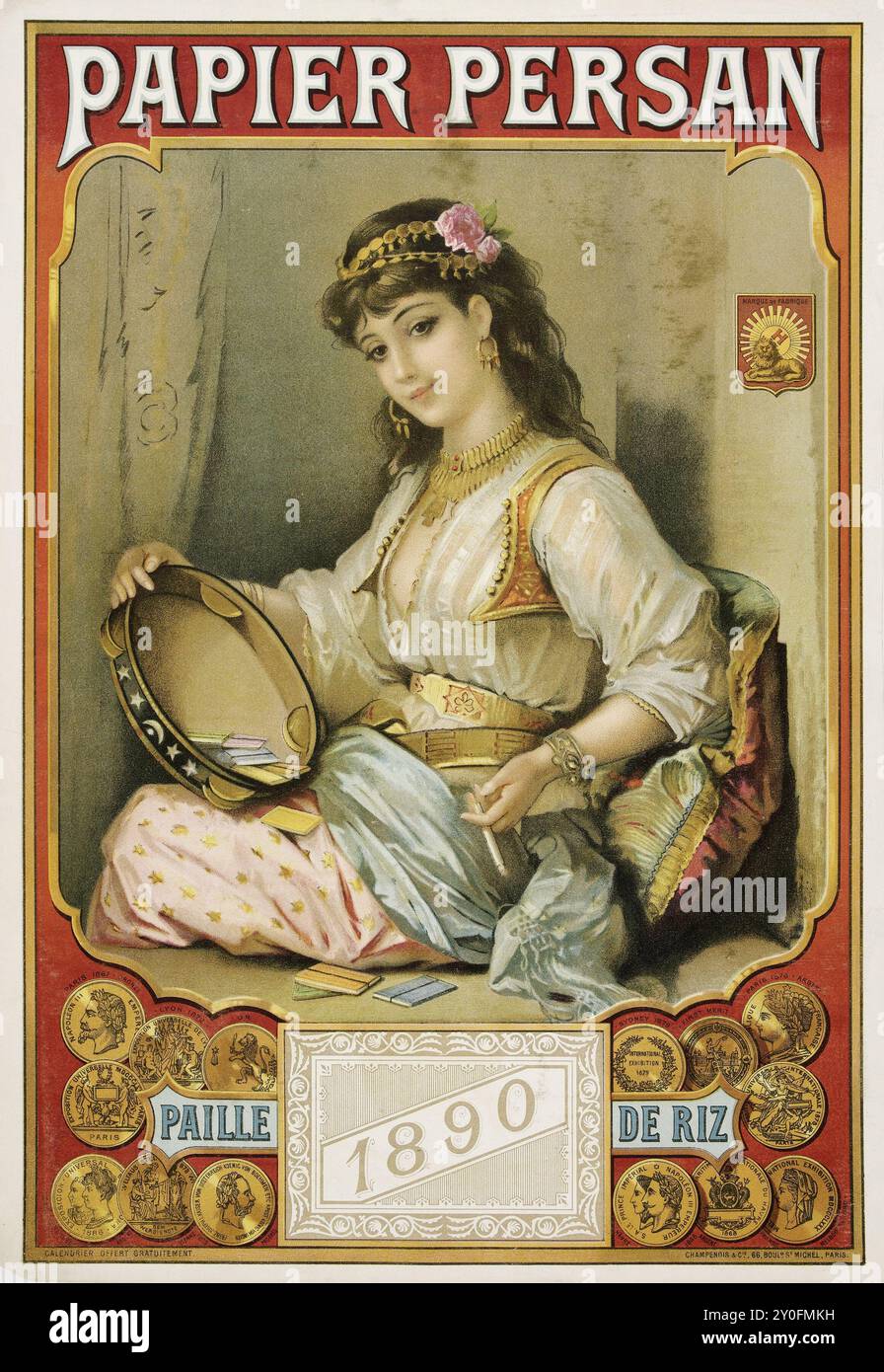 Antique tobacco posters hi-res stock photography and images - Alamy