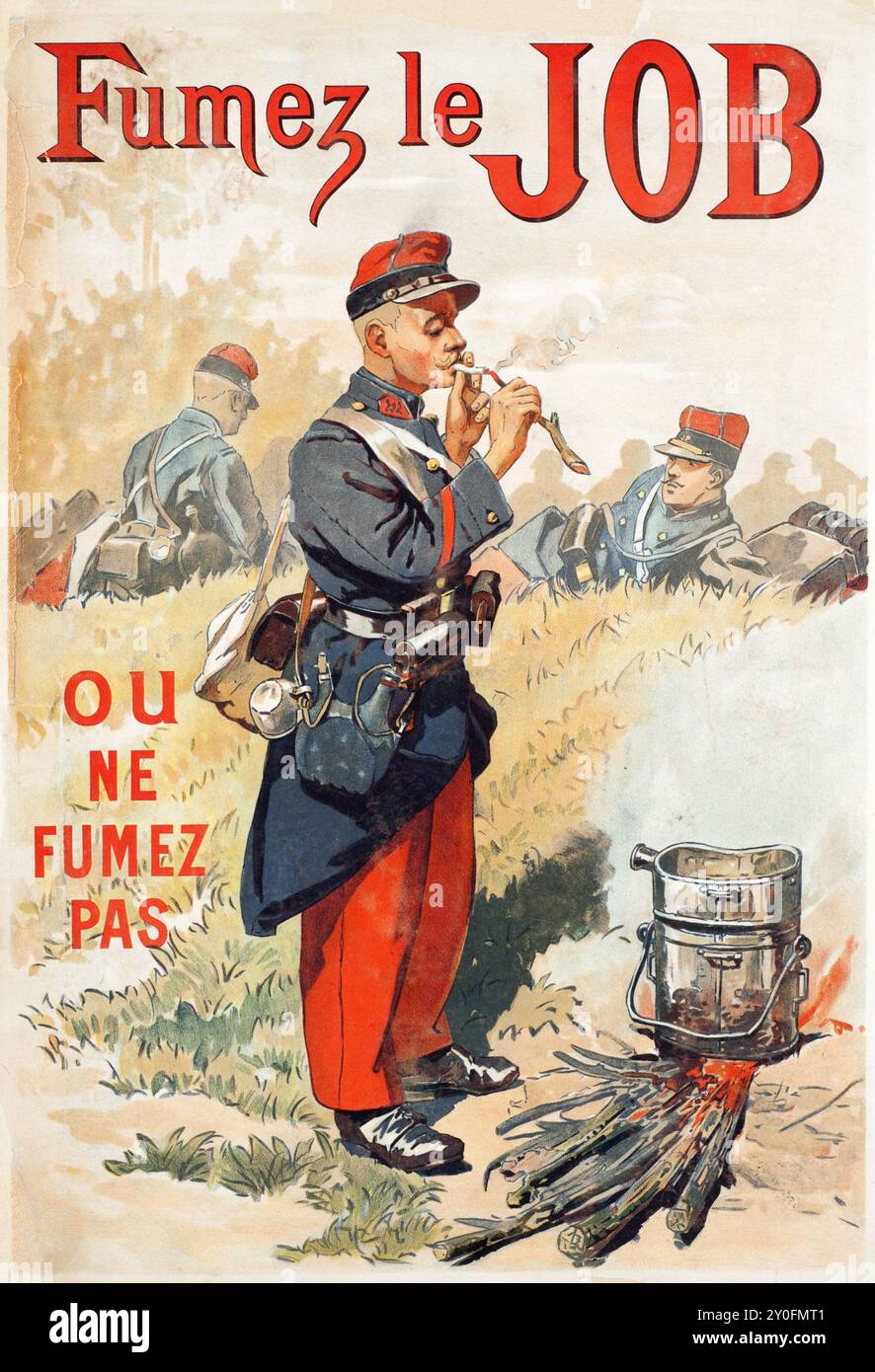 Smoke Job or don't smoke (Cigarette paper) - Vintage french ...