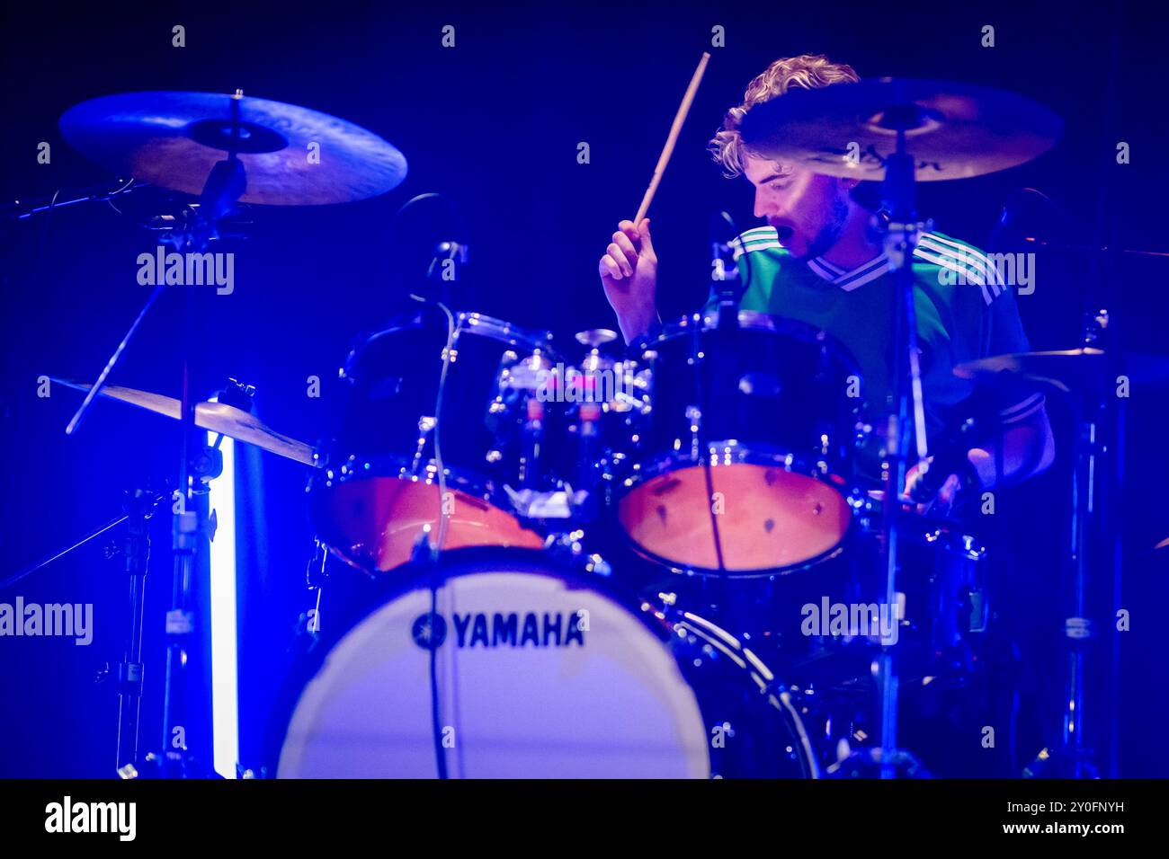 Edinburgh, Scotland. Sun 1 September 2024. The band NewDad performing ...