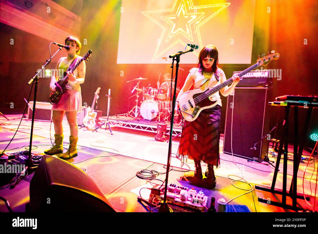 Edinburgh, Scotland. Sun 1 September 2024. The band NewDad performing ...