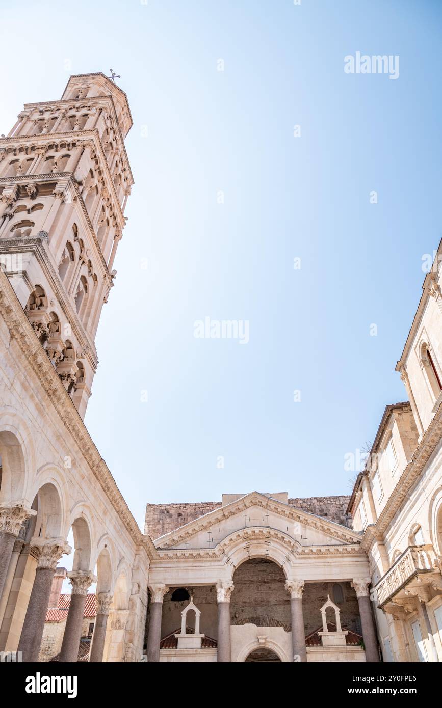 Peristyle square and Cathedral of Saint Domnius in the Historical ...