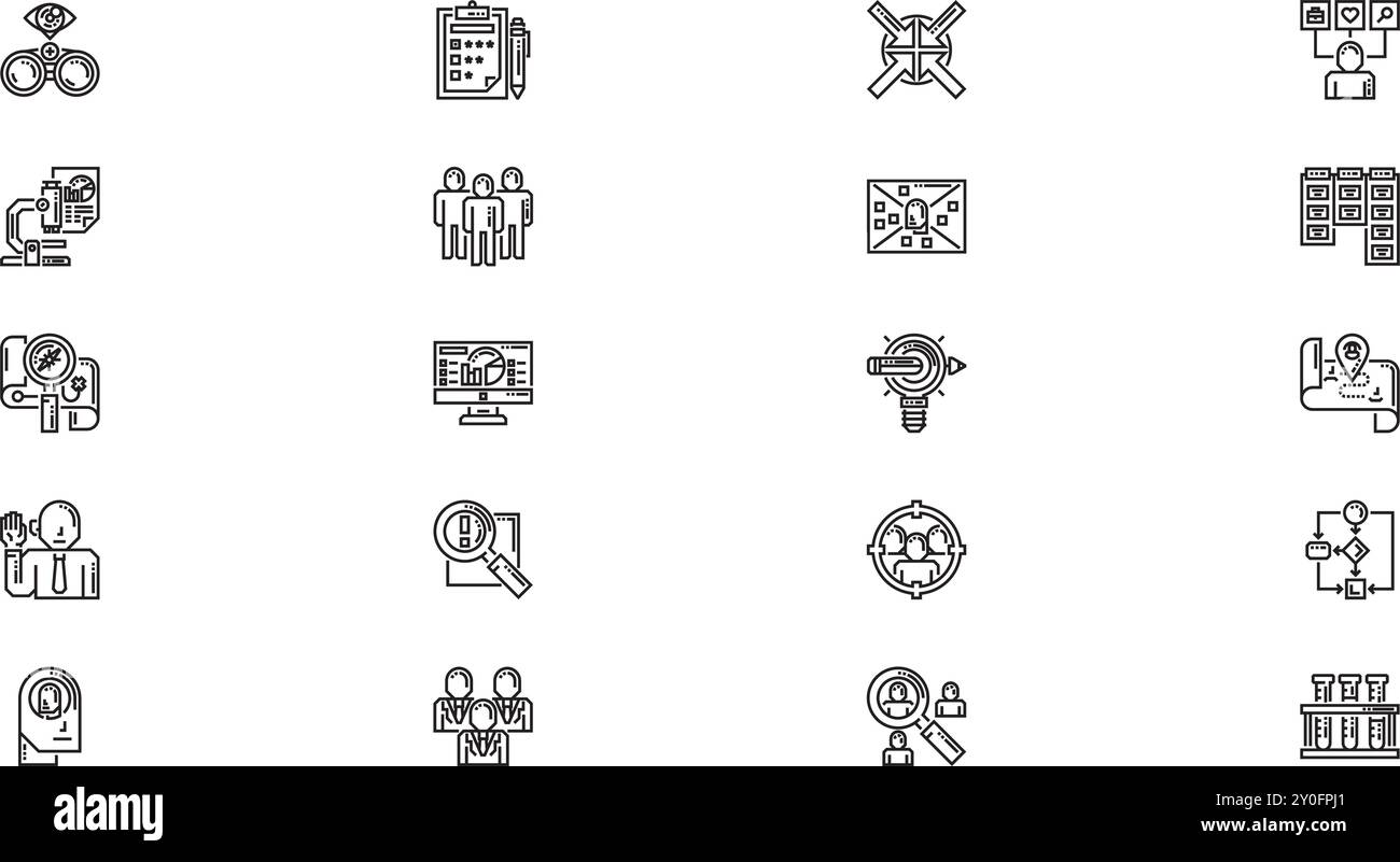 Design thinking icons High-Quality Vector Icons Collection with ...