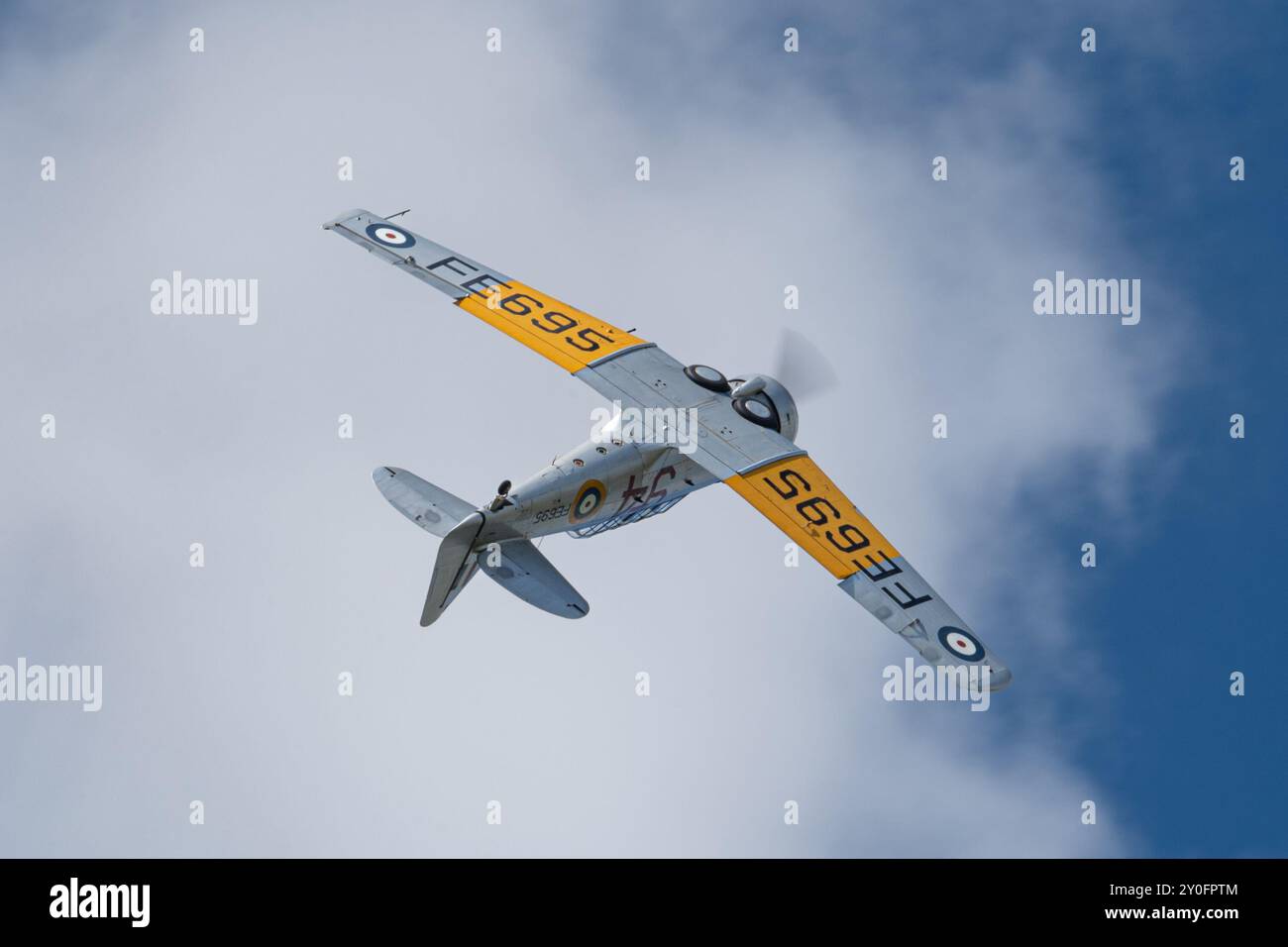 Old Buckenham, UK, July 27 2024: Noorduyn MkIIB Harvard World War II ...