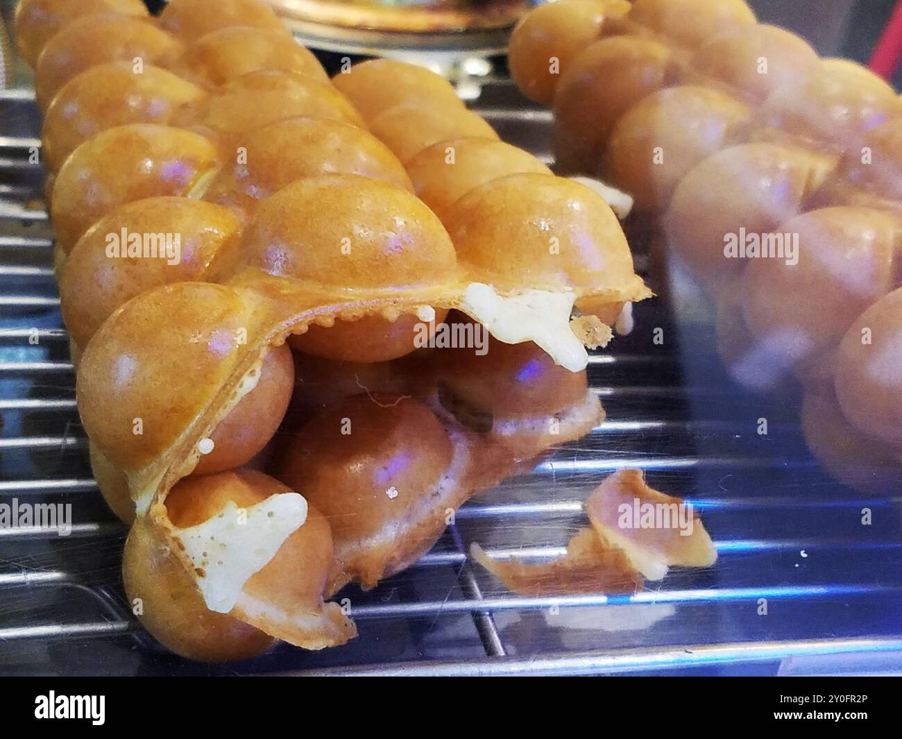 Chinese egg waffle hi-res stock photography and images - Alamy