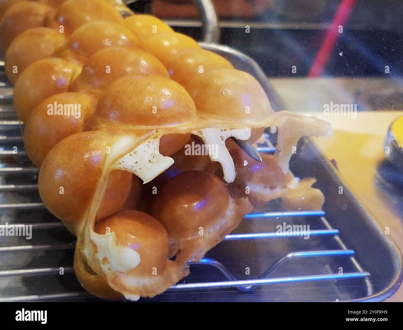 Egg waffle hi-res stock photography and images - Alamy