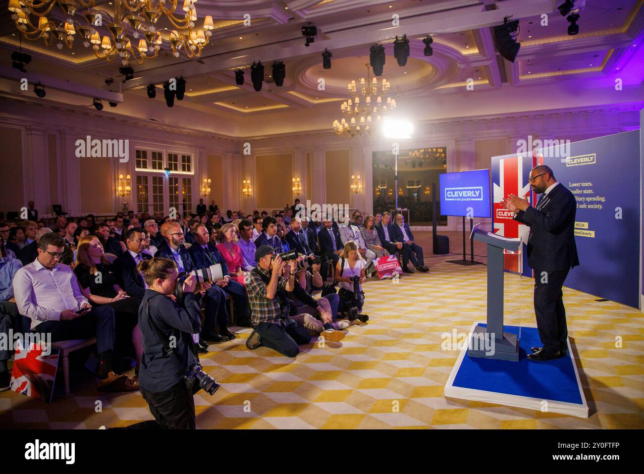 James cleverly conservative campaign launch hi-res stock photography ...