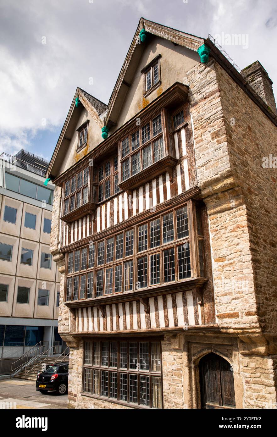 UK, England, Devon, Plymouth, High Street, Merchant’s House Stock Photo ...