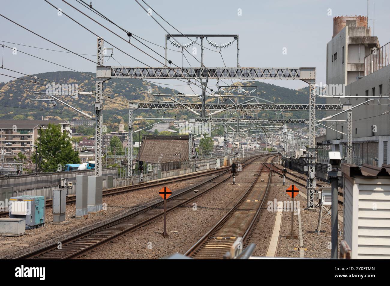 Railway tracks and lines in Japan Stock Photo - Alamy