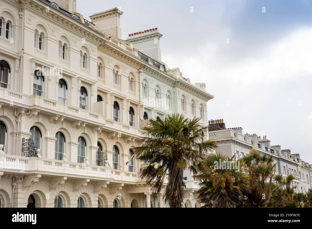 UK, England, Devon, Plymouth, Cliff Road, houses Stock Photo - Alamy
