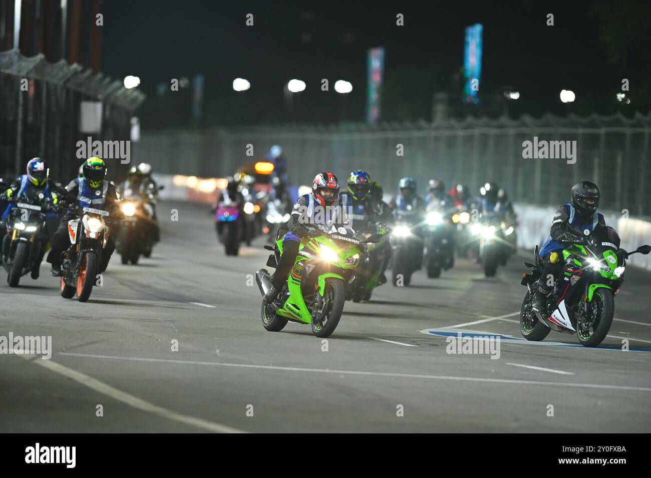 Chennai, INDIA. 1st Sep, 2024. Women Riders Took the stage with an ...