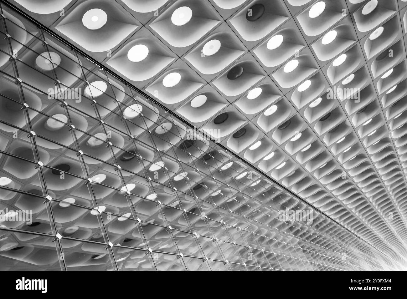 Textures from the facades of the buildings. Geometric texture. modern ...