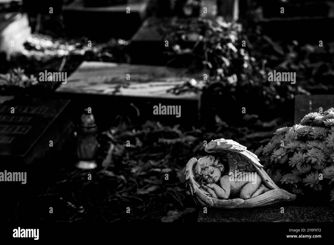 Angel fire Black and White Stock Photos & Images - Alamy