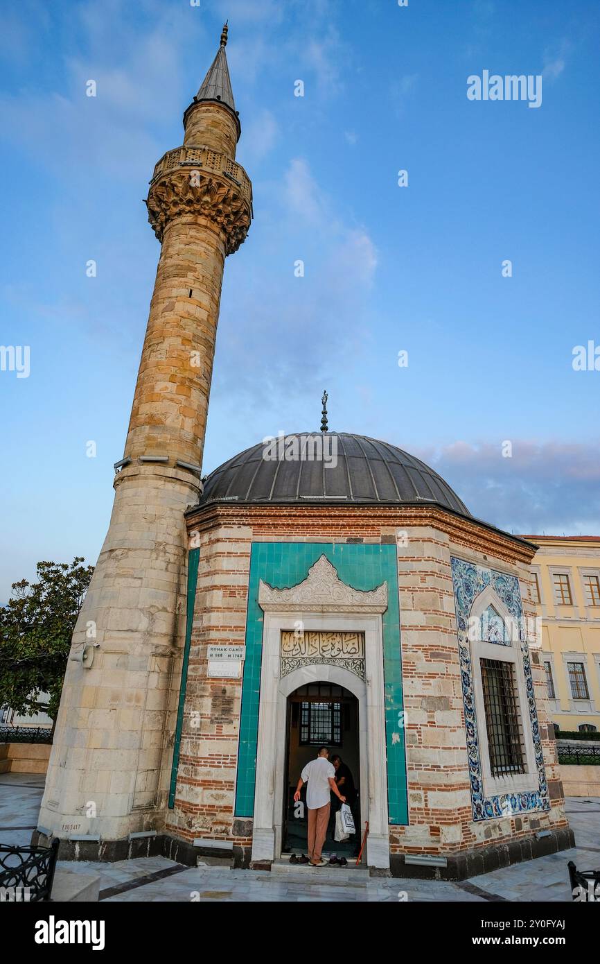 Izmir, Turkey - September 1, 2024: Konak Mosque located at the Konak ...